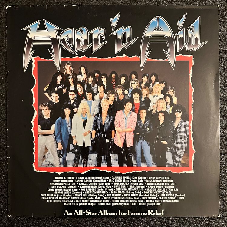 LP - Hear 'n Aid – An All-Star Album For Famine Relief (Usato) a ...