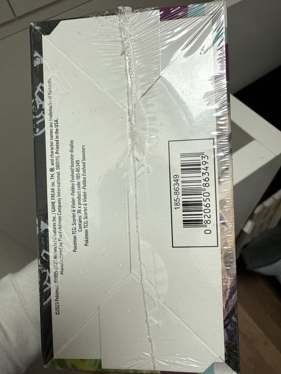 EN NEW Paldea Evolved Booster Display Box OVP original Poke (Neu und ...