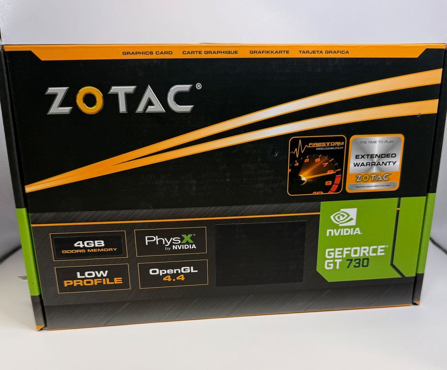 Zotac GeForce GT 730 LP, 4GB GDDR5, Neu und ungebraucht! 🎮 (Neu und ...