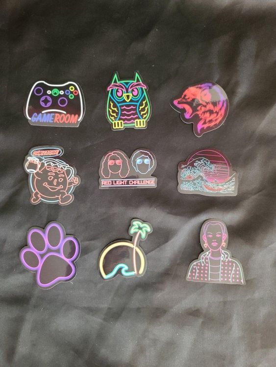 Funny Neon Style Aufkleber / Neon-Sticker-Power! ⚡️ Sk22 (Neu (gemäss ...