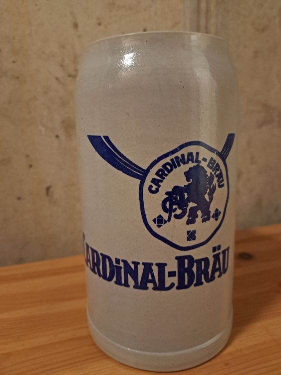 selten 1lt 1928 Bierkrug Brauerei Cardinal Fribourg ( Bier c (Gebraucht ...