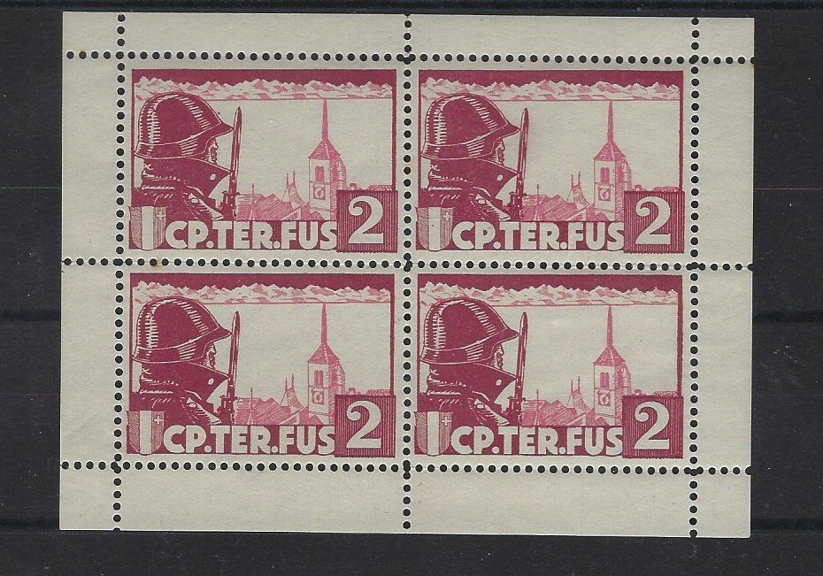 Cp.Ter.Fus. 2 Bögli ohne Kreuz 300.00 Nr. 14/3 postfrisch | Kaufen auf ...