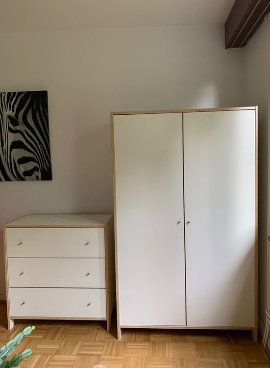 IKEA "Robin" Schrank und Kommode, cremefarben / Kinderzimmer | Kaufen ...