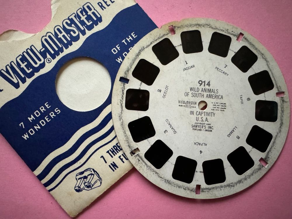 View-Master 3D: Nr.914 WILD ANIMALS OF SOUTH AMERICA | Kaufen auf Ricardo