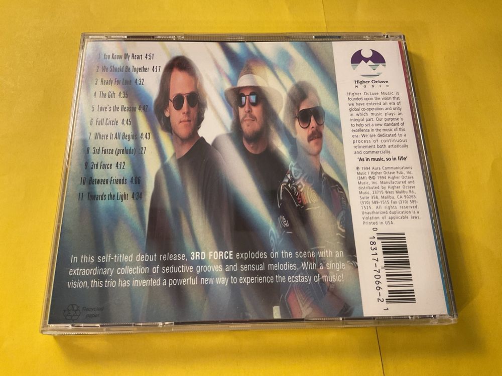 3rd Force - Higher Octave Music CD - Top Zustand! Super! (Gebraucht) in ...