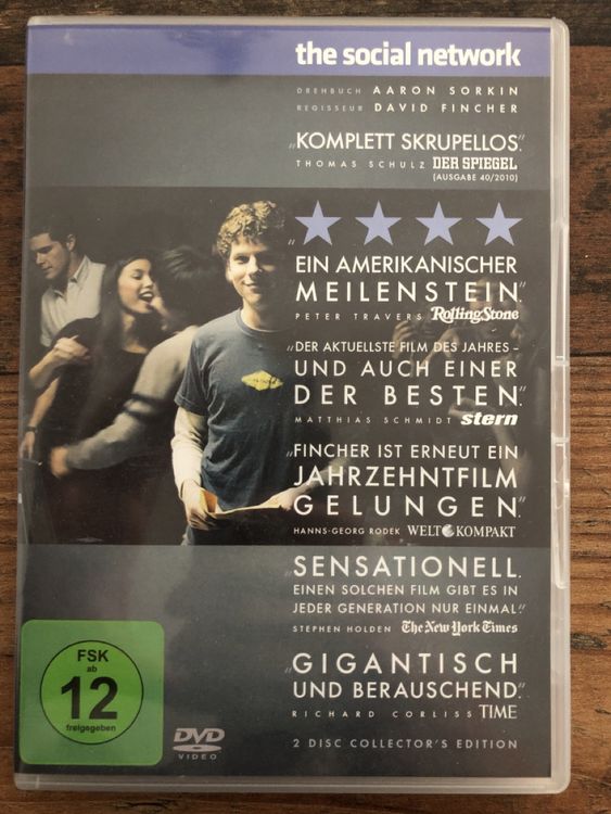 The Social Network - DVD (Gebraucht) in Brittnau für CHF 1 – mit ...