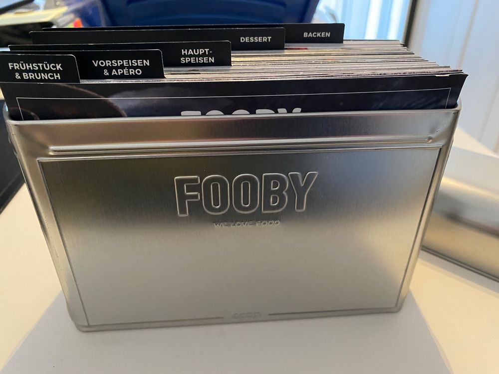 Coop FOOBY Rezept Box mit über 150 Rezeptkarten | Kaufen auf Ricardo