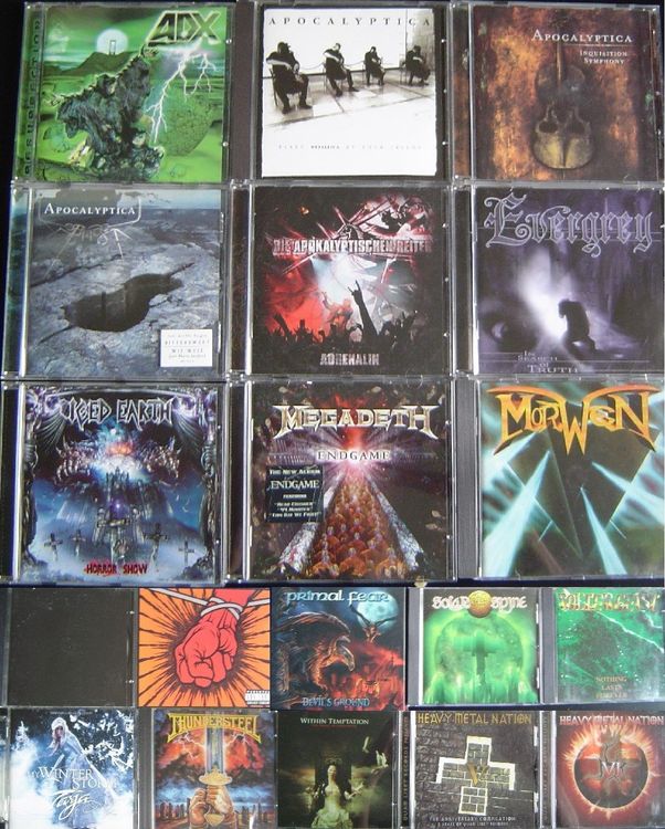 HEAVY METAL CD`s (Gebraucht) in für CHF 26 – mit Lieferung auf Ricardo ...