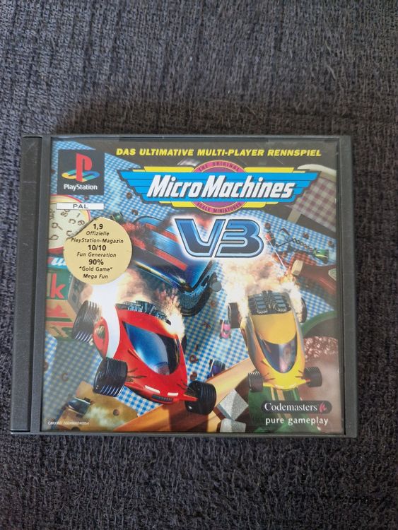 Micro Machines V3 PS1 Jeu Vintage Complet | Kaufen auf Ricardo