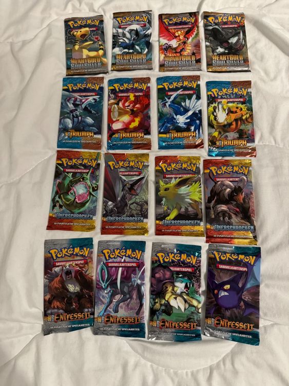 Pokémon HG & SS komplette Booster Artset Sammlung DE | Kaufen auf Ricardo
