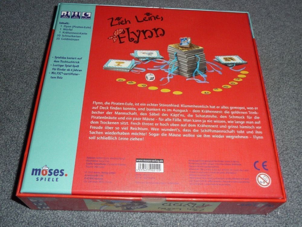 Moses ~ Geschicklichkeitsspiel "Zieh Leine, Flynn" ab 6+ (Gebraucht) in ...