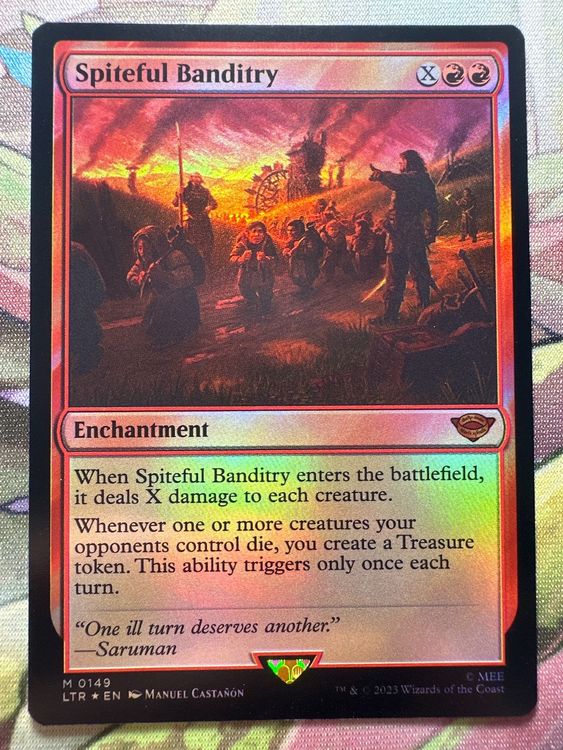 Spiteful Banditry FOIL 0149 Lord of the Rings (Neu (gemäss Beschreibung ...