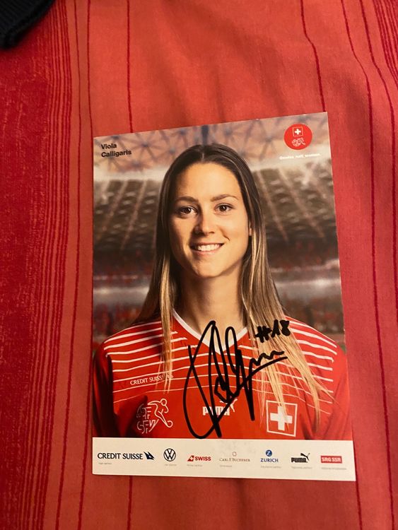 Autogrammkarte Viola Calligaris handsigniert | Kaufen auf Ricardo