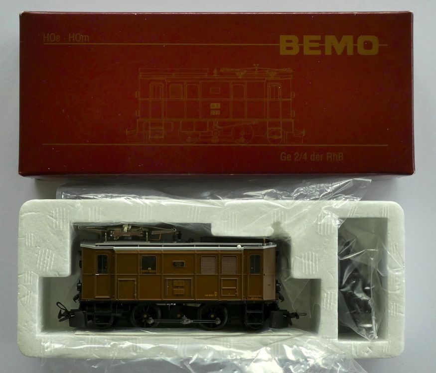 Bemo H0m; Stangenlok RhB Ge 2/4 No. 222; Art.-No. 1256 122 | Kaufen auf ...