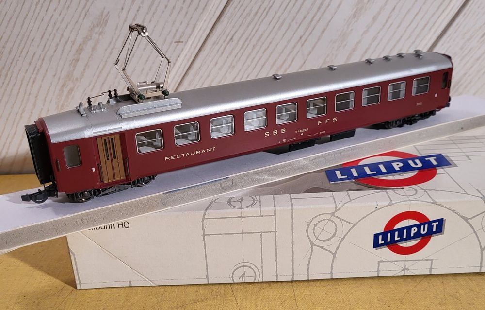LILIPUT 875 54 - SBB - SPEISEWAGEN rot - Ep IV (Gebraucht) in Biel/Bienne für CHF 18 – mit ...