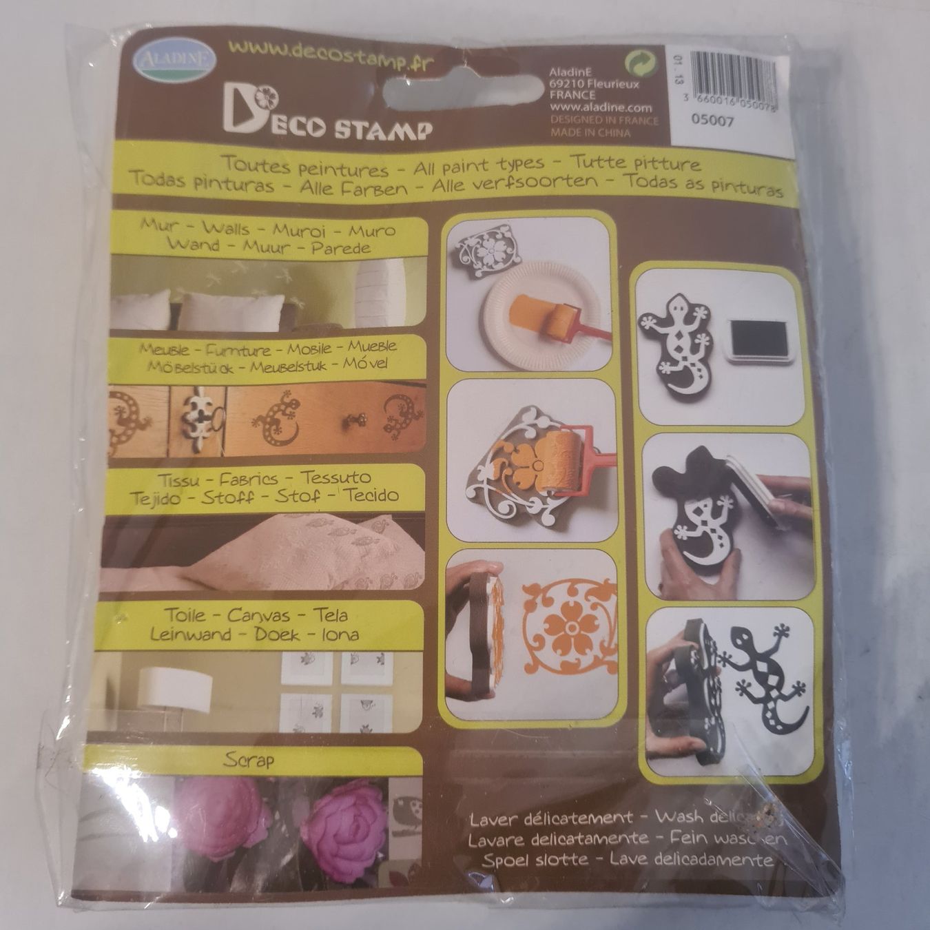 Neuer Aladine "Deco Stamp" Gecko - Basteln macht Spass! (Neu und ...