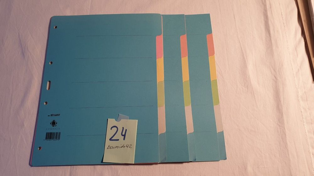 Register Karton 6er, 3er Set (Neu (gemäss Beschreibung)) in Biel/Bienne ...