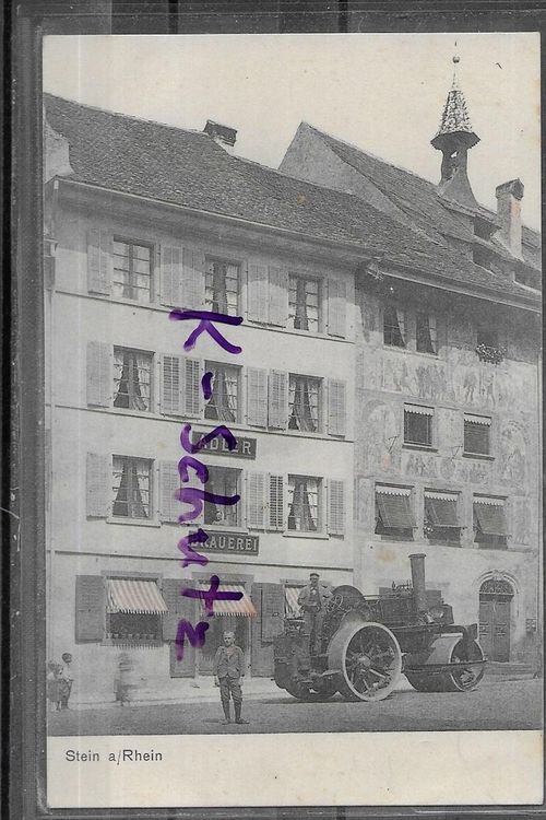 SH Stein am Rhein Adler Brauerei mit Dampfwalze (Gebraucht) in ...