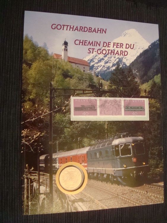 100 Jahre Gotthardbahn - Münze 1982 (Gebraucht) in Neuenegg für CHF 8 – mit Lieferung auf ...