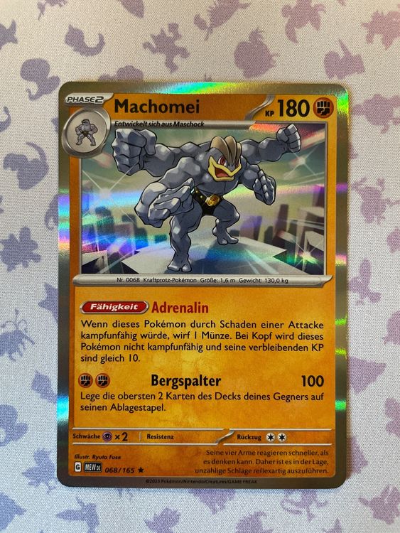 Machomei 068/165 Holo - Pokemon 151 DE | Kaufen auf Ricardo