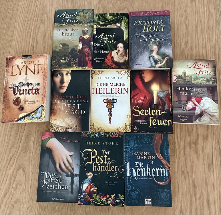 11 historische Romane, Bücher Set, deutsch (Neu (gemäss Beschreibung ...