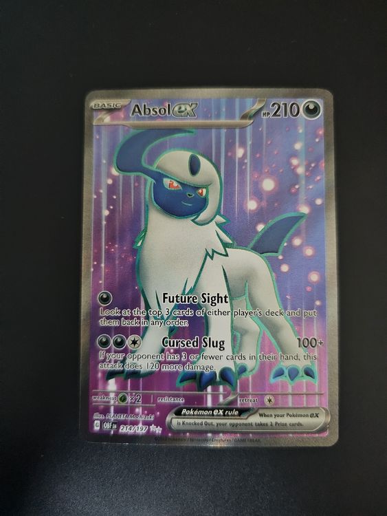 Absol ex Fullart Obsidian Flames 🏴󠁧󠁢󠁥󠁮󠁧󠁿 | Kaufen auf Ricardo