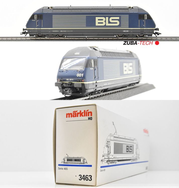 Märklin 3463 E-Lok Re 465 BLS WS Digital mit OVP (Gebraucht) in St ...