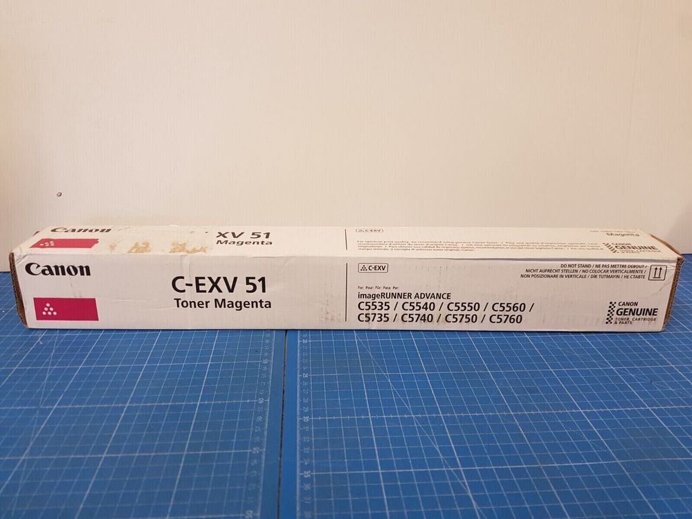 Canon imageRUNNER C5535/C5550/DX C5750 Rote Toner, C-EXV 51M (Neu und ...