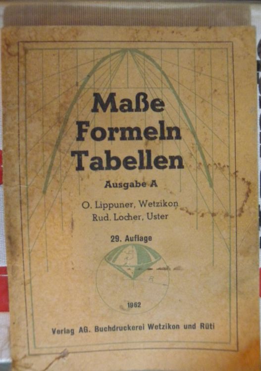 Formeln & Tabellen (Gebraucht) in Hauenstein für CHF 6 – mit Lieferung auf Ricardo kaufen