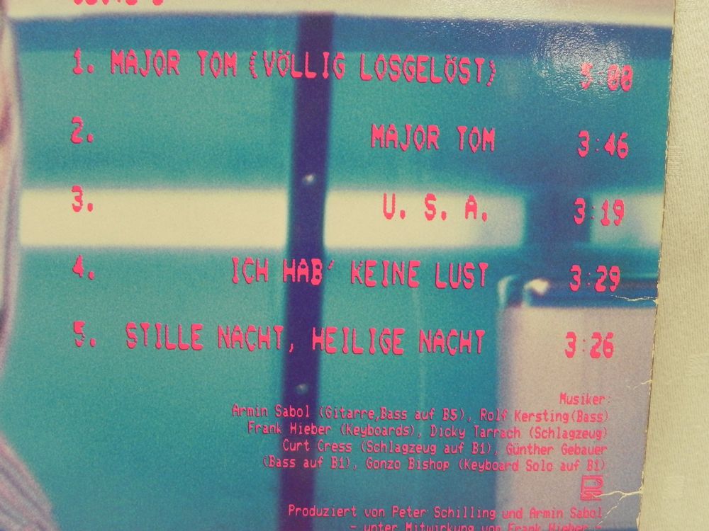 Peter Schilling Fehler im System in Mint Völlig Losgelöst Ma (Neu ...