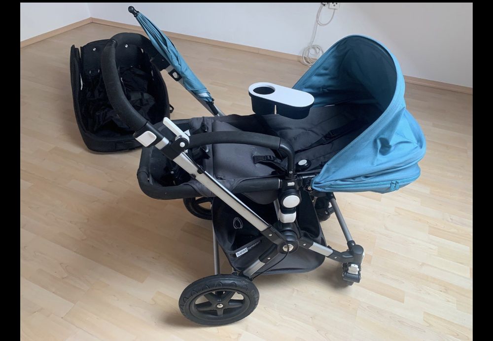 BUGABOO kinderwagen cameleon 3 petrol blue (Gebraucht) in Wilen b ...