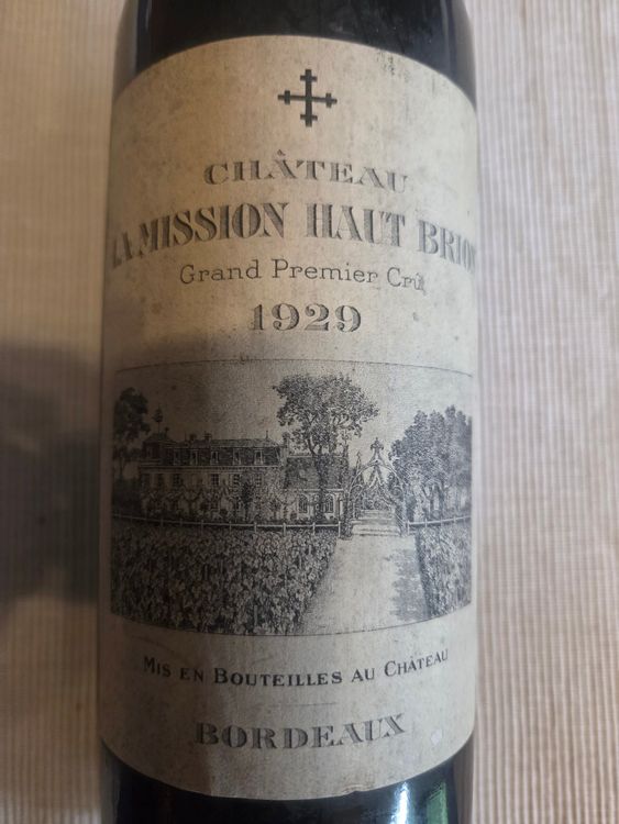 Rarität Rotwein Chateau La Mission Haut Brion 1929 (Gebraucht) in ...