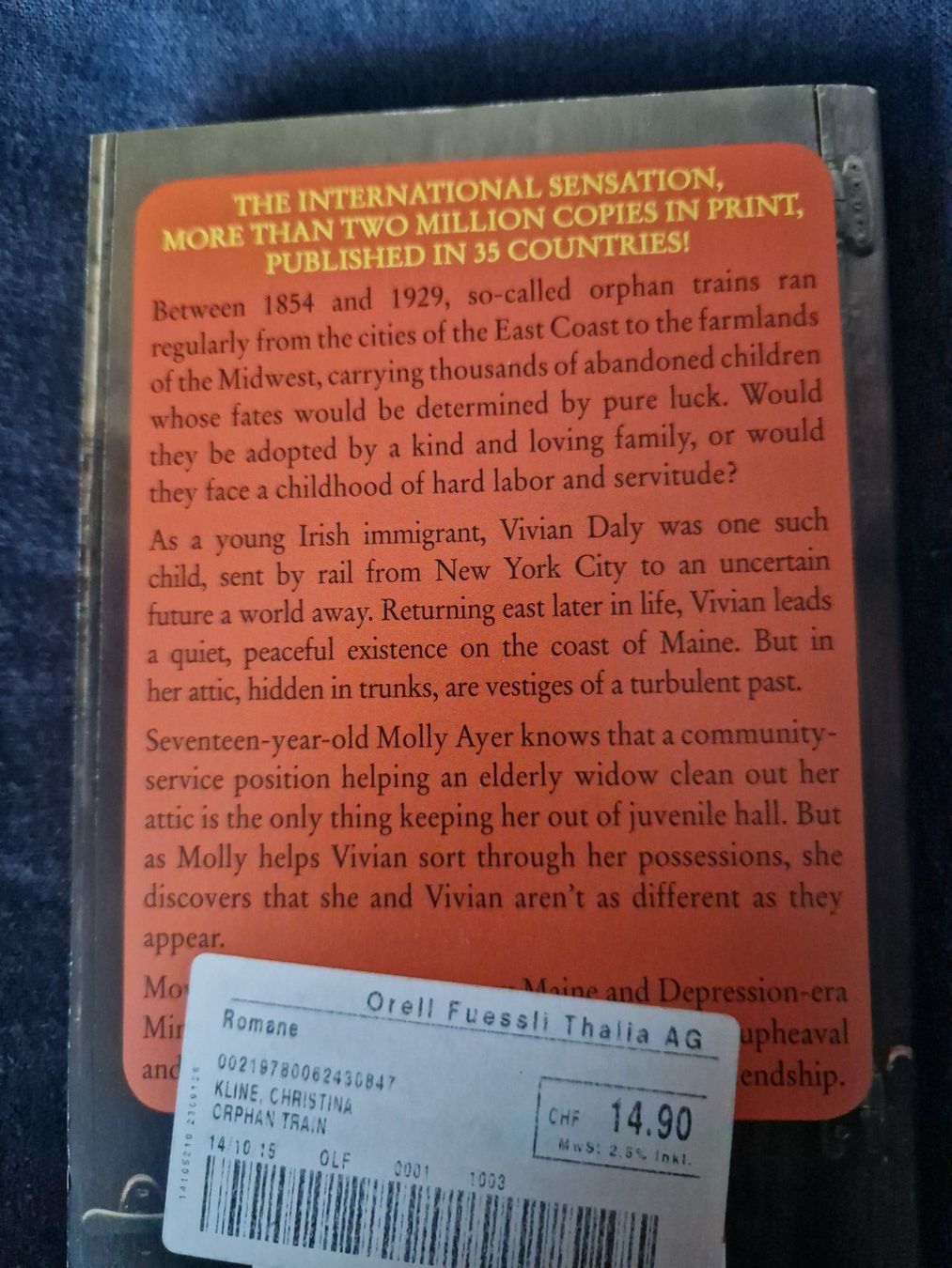 Christina Baker Kline Orphan Train (Gebraucht) in Neuhausen am ...