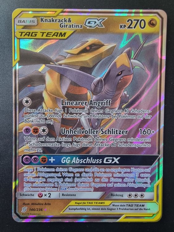 Knakrack und Giratina GX Tag Team (Neu (gemäss Beschreibung)) in Arbon ...