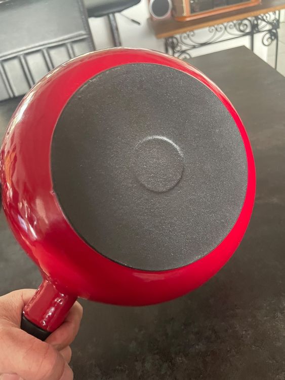 Réchaud + Caquelon en Fonte Émaillé 22cm (Neu (gemäss Beschreibung)) in ...