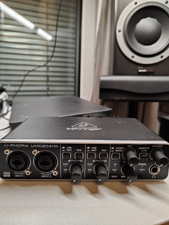 Behringer U-phoria UMC204HD, USB audio interface | Kaufen auf Ricardo