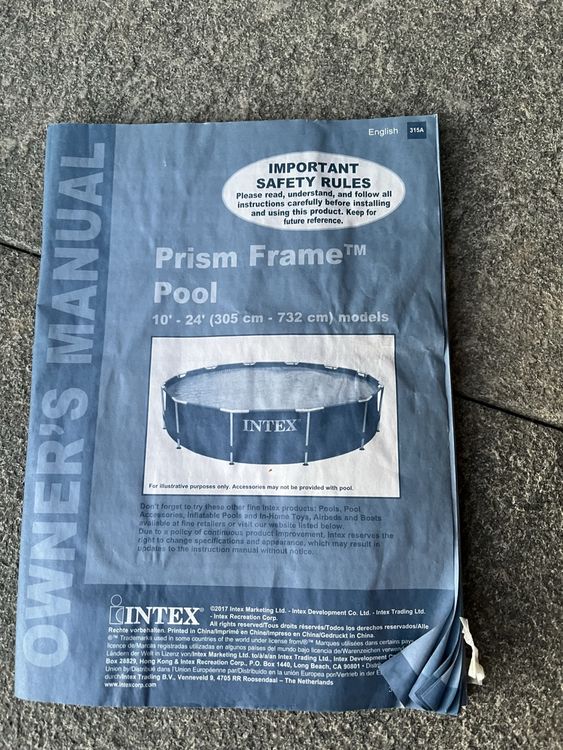 Intex Pool metal rund 305 x 76 cm inkl. Pumpe (Gebraucht) in Opfikon ...