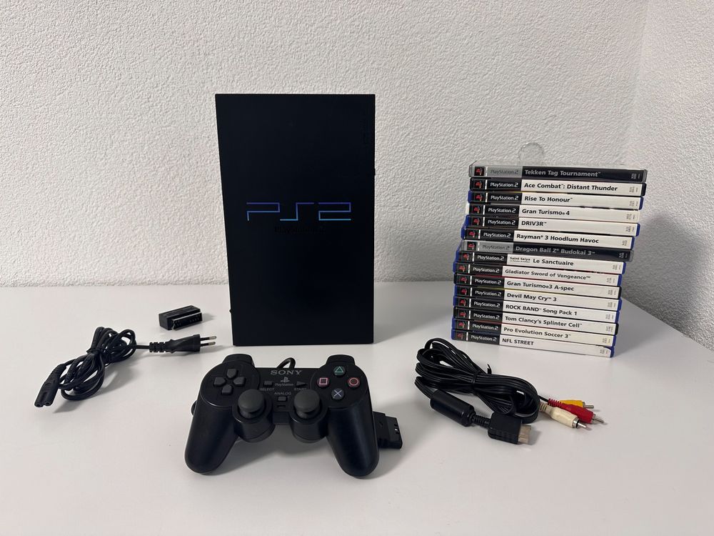Sony PlayStation2 Big mit Spiele top Zustand ab 1.- (Gebraucht) in ...