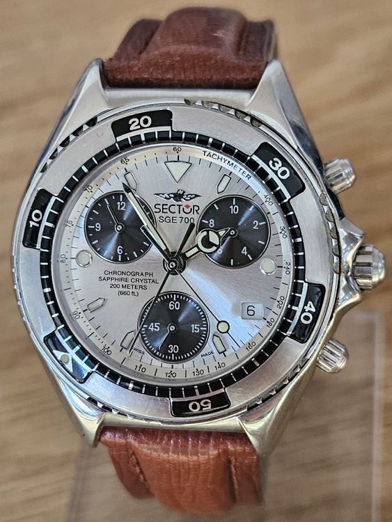 Sector SGE700 Herrenuhr Chronograph 39mm | Kaufen auf Ricardo