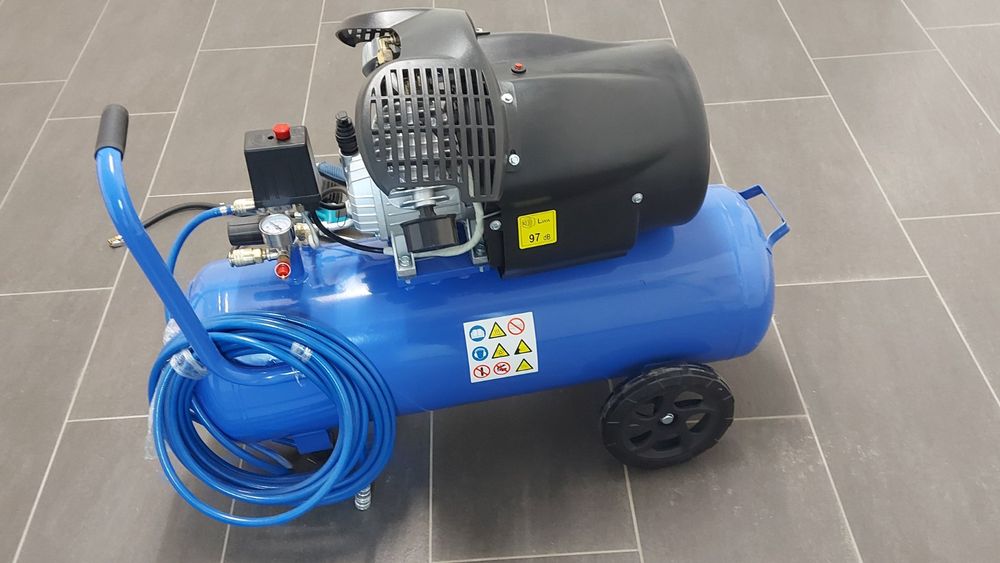 elektr. Kompressor Okay K50-10, 10 bar, Volumen 50l, wie neu (Neu ...