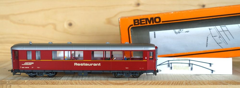 RhB Speisewagen WR 3813 Bernina - Bemo Art. 3274 113 - HOm. (Gebraucht) in Horw für CHF 40 – mit ...