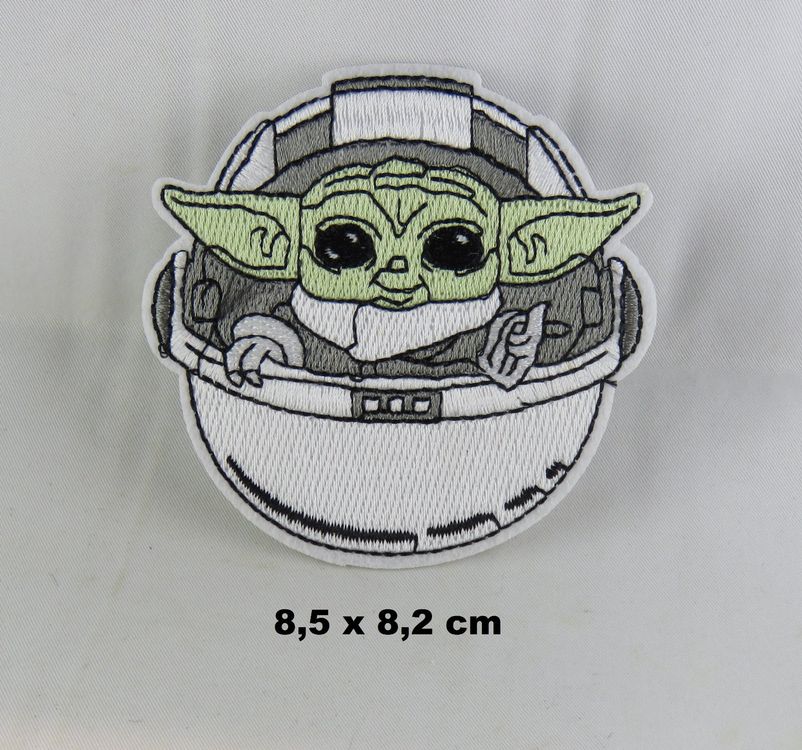 YODA - Aufnäher - Aufbügler - Stickerei - 8,5x8,2cm | Kaufen auf Ricardo