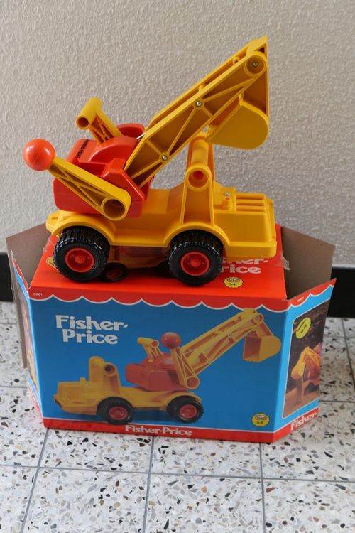 Fisher Price Bagger Spielzeug 80er neuwertig OVP | Kaufen auf Ricardo