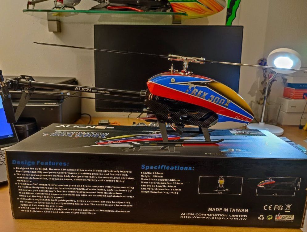 ALIGN Helikopter T-Rex 300X Dominator (Neu (gemäss Beschreibung)) in ...