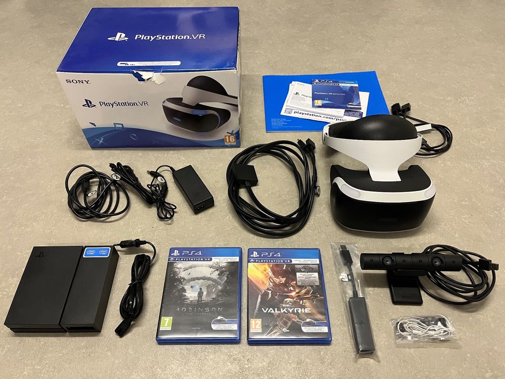 PlayStation VR + PS 5 Adapter +PlayStation Kamera + VR Games (Gebraucht ...