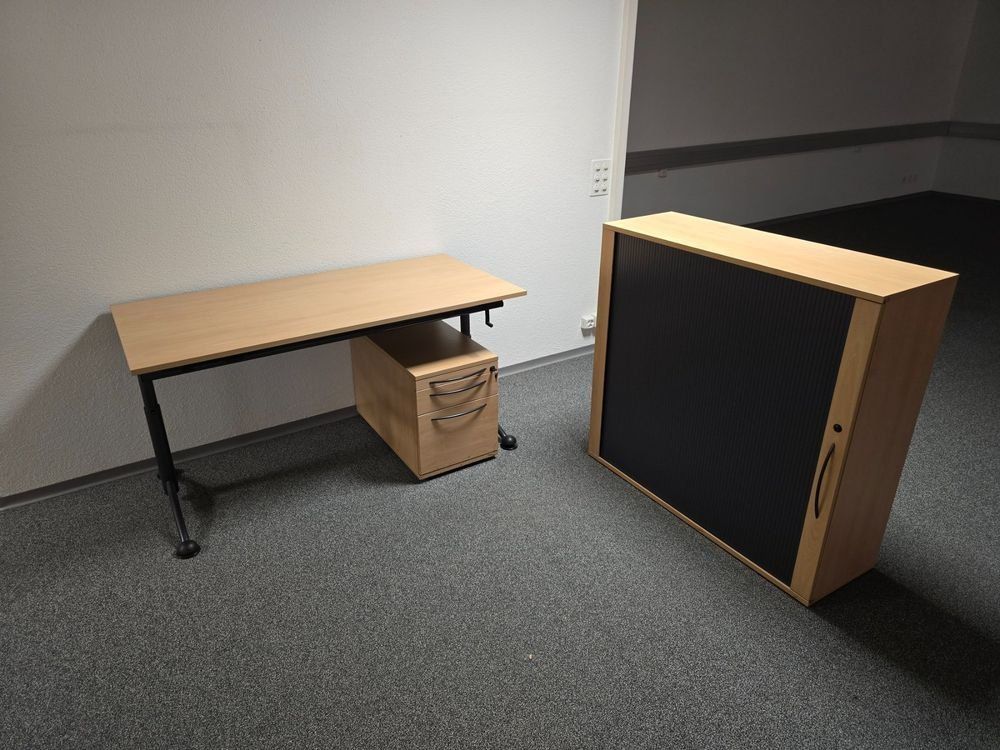 schönes Sitag Büro Set mit Tisch, Korpus und Lateralschrank (Gebraucht ...