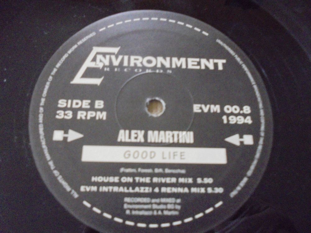 Alex Martini " Good Life " Mini LP House Italie 1990 (Gebraucht) in ...