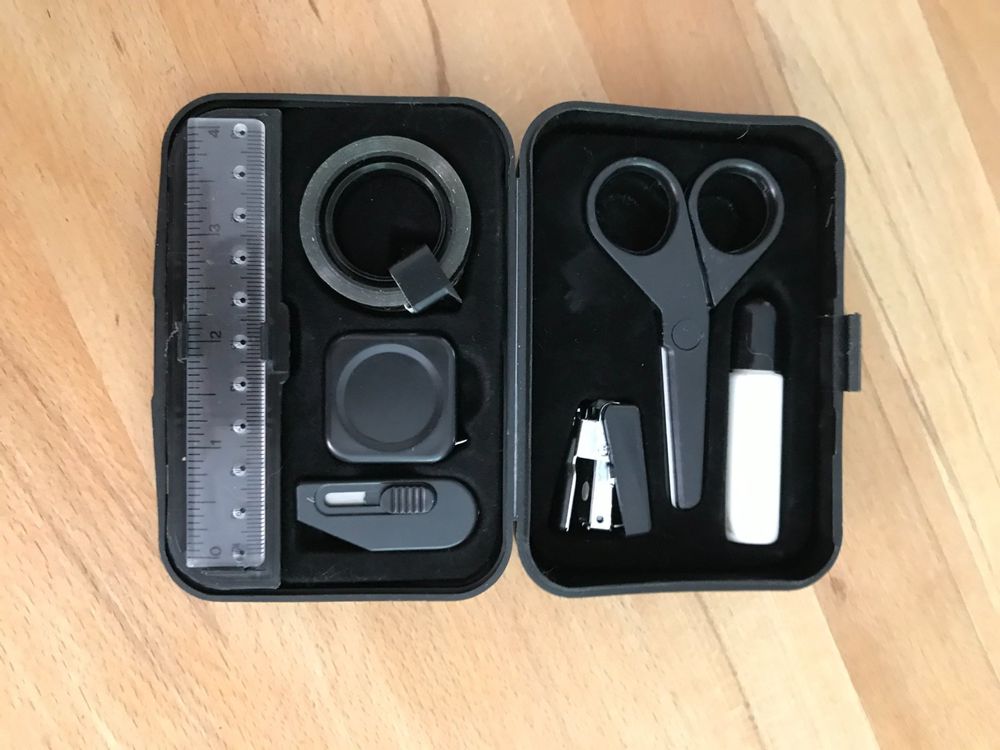 Mini Büro Set Zuhause Unterwegs Reise + Post-it Set (Neu (gemäss ...