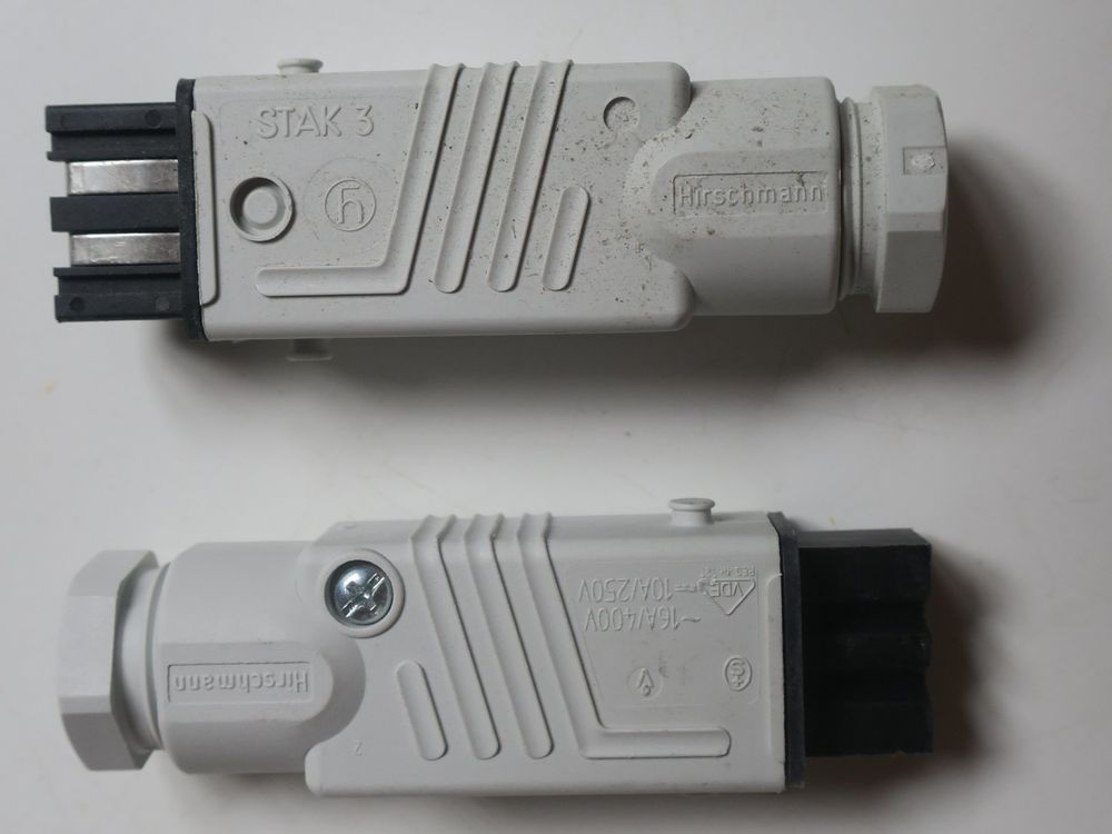Storenstecker Hirschmann STAK 3 (ca. 50 Stück) (Neu (gemäss ...