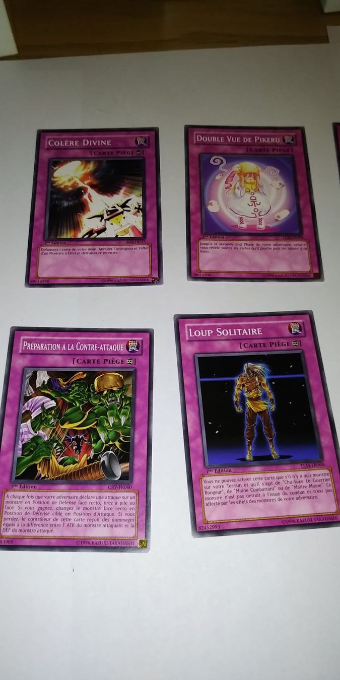 Lot de 16 cartes Yu-Gi-Oh! Piège rares 1 ère Edition (D'occasion) à ...